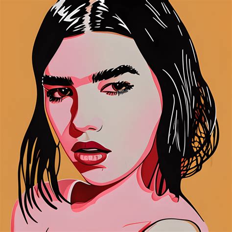 Dua Lipa Vectorillustratie · Creative Fabrica