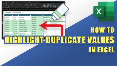Excel How To Highlight Duplicate Values Any Color In Seconds Youtube