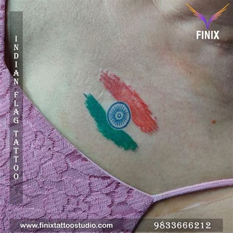 Indian Flag Tattoo Chest Tattoo Tattoos Flag Tattoo