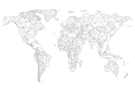 Population Density Map Black And White