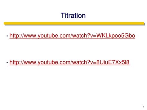 PPT Titration PowerPoint Presentation Free Download ID 9237107