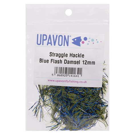 Blue Flash Damsel Straggle Hackle