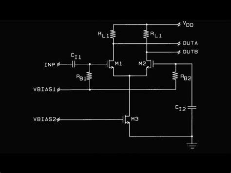 Variable Gain Amplifier Schematics