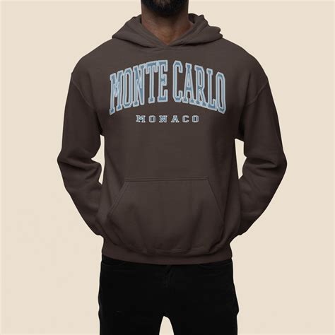 90s Style Monte Carlo Monaco Hoodie Oversized Hoodie Comfortable