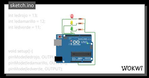 Simulador De Semaforo Wokwi ESP32 STM32 Arduino Simulator