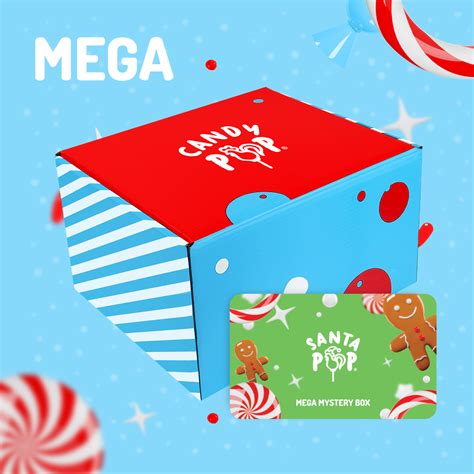 Santa Pop Mystery Box Mega Candy Pop