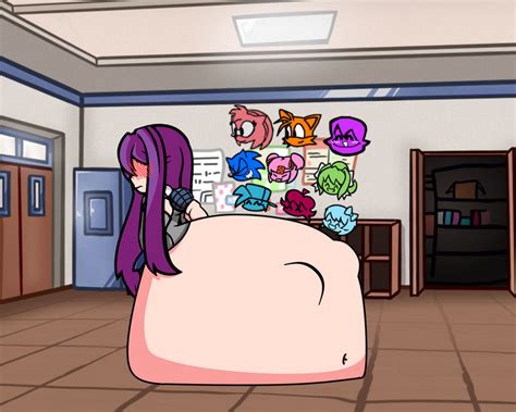 Fnf But Yuri Ate Everyone Characters By Fnfsallyacornxpico On Deviantart