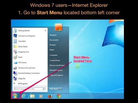 Win7—internet Explorer Ppt
