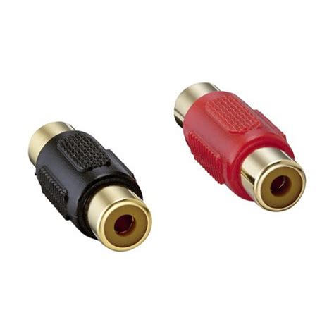 Rca Tulp Koppelstuk Adapter Female Naar Female Verguld