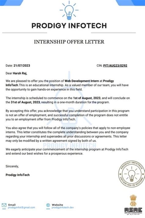Harsh Raj On Linkedin Prodigyinfotech Intern2023 Internship Webdevelopment