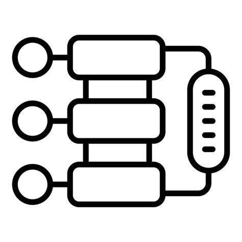 Workflow Organizational Icon Outline Vector Work Process 14985352 Vector Art At Vecteezy