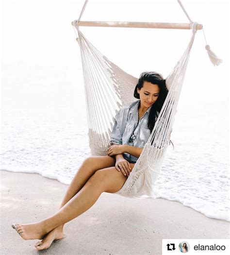 Hanging Macrame Swing Chair Boho Hammock Chair Handmade