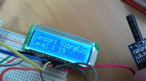 Arduino Uno 로 Sw18010p 진동센서를 사용해 진동 출력값 Lcd에 표시하기 Youtube