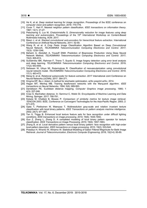 Batik Image Retrieval Using Convolutional Neural Network Pdf