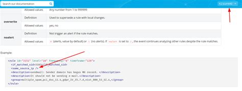 Deprecated Option Used In The Rule Example · Issue 5142 · Wazuhwazuh