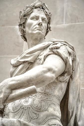 줄리어스 시저 로마 황제 조각 Pikist