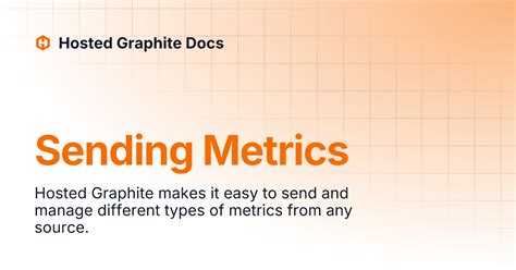 sending metrics hosted graphite docs