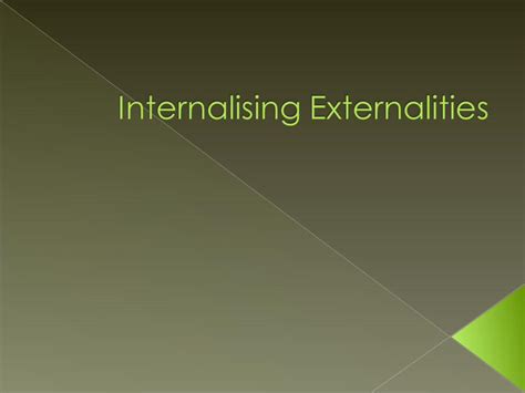 Ppt Internalising Externalities Dokumentips