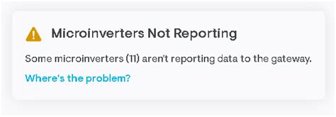 How To Fix A Microinverters Not Reporting System Status