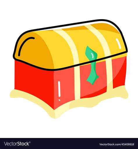 Treasure Chest Royalty Free Vector Image VectorStock