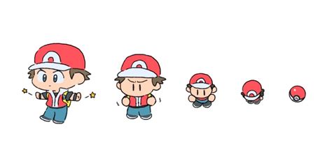 Red Pokemon And More Drawn By Amaya Uw Danbooru