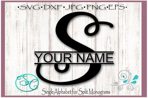 Split Monogram Letter S Graphic By Shannon Casper · Creative Fabrica