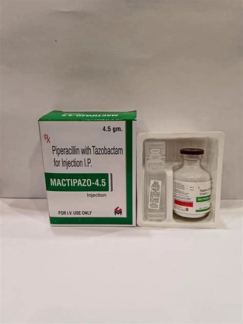 Piperacillin Tazobactam Injection 4 5 G At ₹ 467 Vial In Panchkula