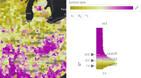 An Improved Histogram Experience In Map Viewer