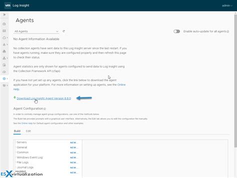 how to setup vmware vrealize log insight esx virtualization