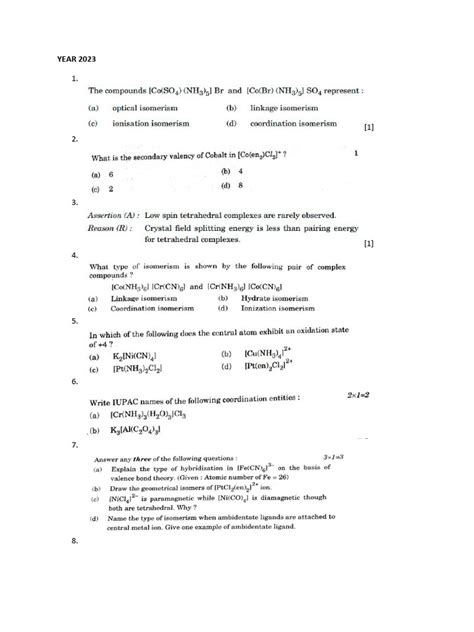 6 Coordination Compounds Pdf