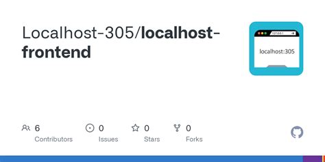 Github Localhost 305localhost Frontend