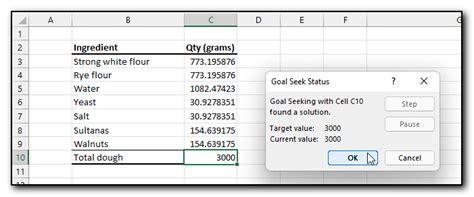 Goal Seek And Solver In Excel The It Service It Training And Database Development