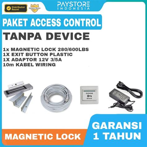 Jual Paket Akses Door Lock Tanpa Device Accesories Access Door Em Lock 280kg 600lbs Magnetic