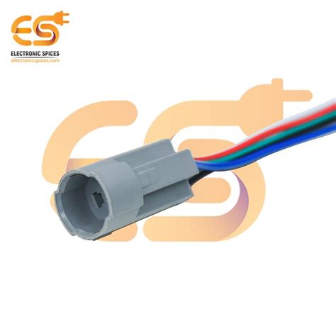 Buy 16mm 5 Pin Metal Push Button Swotch Wire Socket Connector Pack Of 10