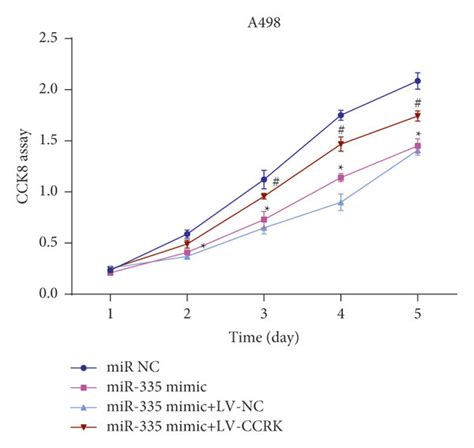 Expression Of Ccrk Attenuated The Effects Of Mir 335 5p In Ccrcc Cell