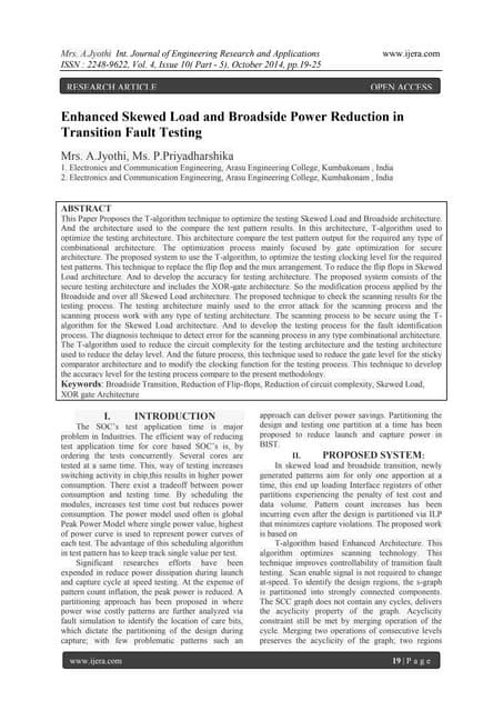 Loc Los And Loes At Speed Testing Methodologies For Automatic Test Pattern Generation Using