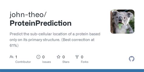Github John Theoproteinprediction Predict The Sub Cellular Location