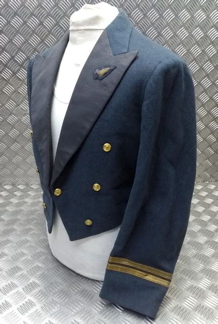 Vintage Raf Mess Dress Jacket Flight Lieutenant Rank British Royal Air