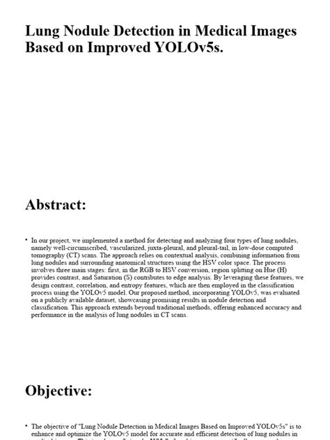 Lung Nodule Detection In Medical Images Based On Pdf Medical Imaging Lung Cancer