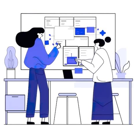 Office Worker Reviewing Data Visualizations And Graphs Premium Ai Generated Image