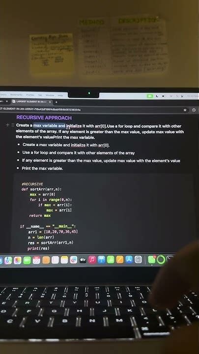 Largest Element In An Array Dsa Python Codingprogress Codinggoals