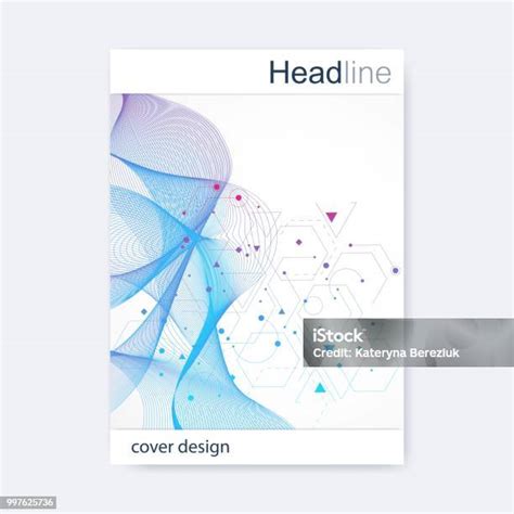 최소한의 소책자 템플렛 잡지 전단지 전단지 커버 소책자 연례 보고서 배너 의료 기술 화학에 대 한 과학적인 개념입니다 6 각형 분자 구조입니다 Dna 원자 신경 0명에 대한