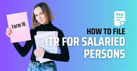 How To File Itr Online For Salaried Person [ay 2024 25] Taxwinner
