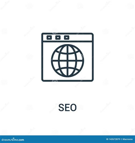 Seo Icon Vector From Seo Collection Thin Line Seo Outline Icon Vector
