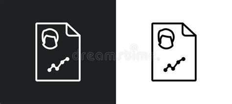 Demographic Outline Icon In White And Black Colors Demographic Flat Vector Icon From Big Data