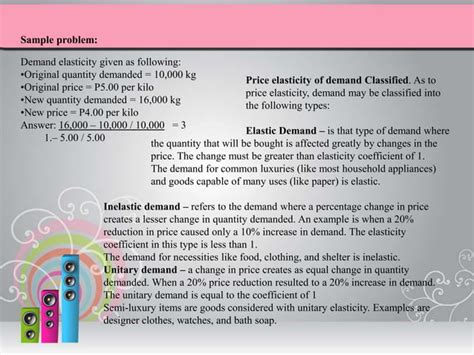 The Concept Of Elasticity PPTX