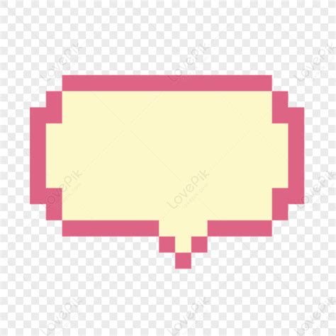 빨간색 옐로우 픽셀 아트 텍스트 상자 색상 대화 우주 일러스트체액인쇄 Png 일러스트 무료 다운로드 Lovepik