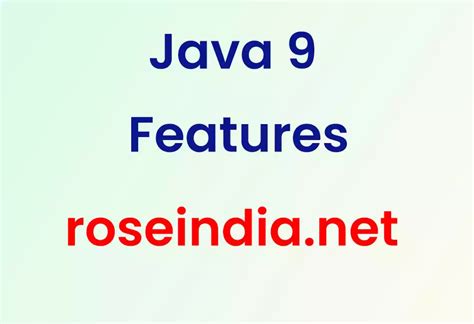 Java 9 Features