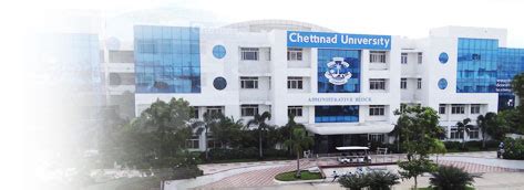 Chettinad University Chennai Coimbatore Admissions 2026 Ranking