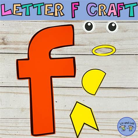 Letter F Craft Alphabet Phonics Craft Fish Craft Etsy